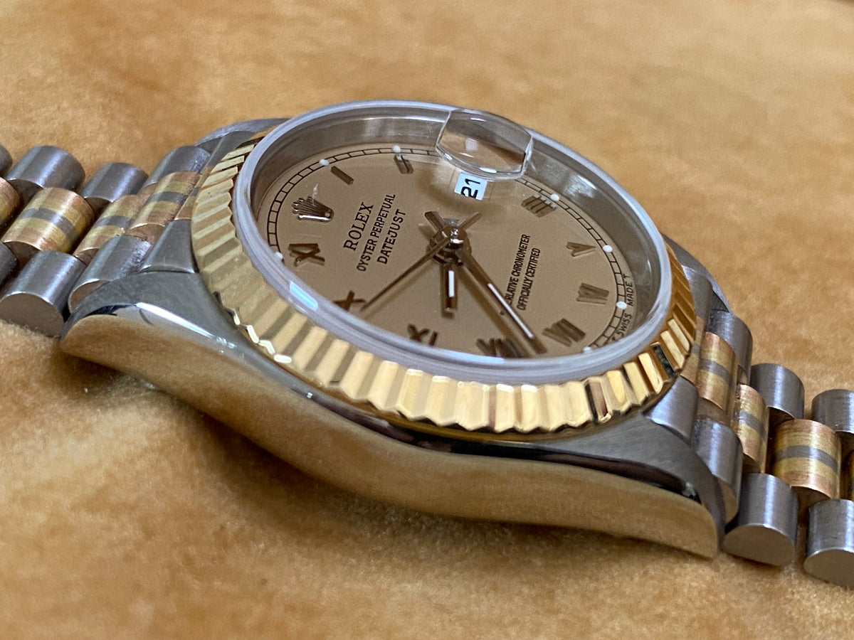 Rolex White Gold Lady-Datejust - W serial - Fluted Bezel - Tridor - Pr ...